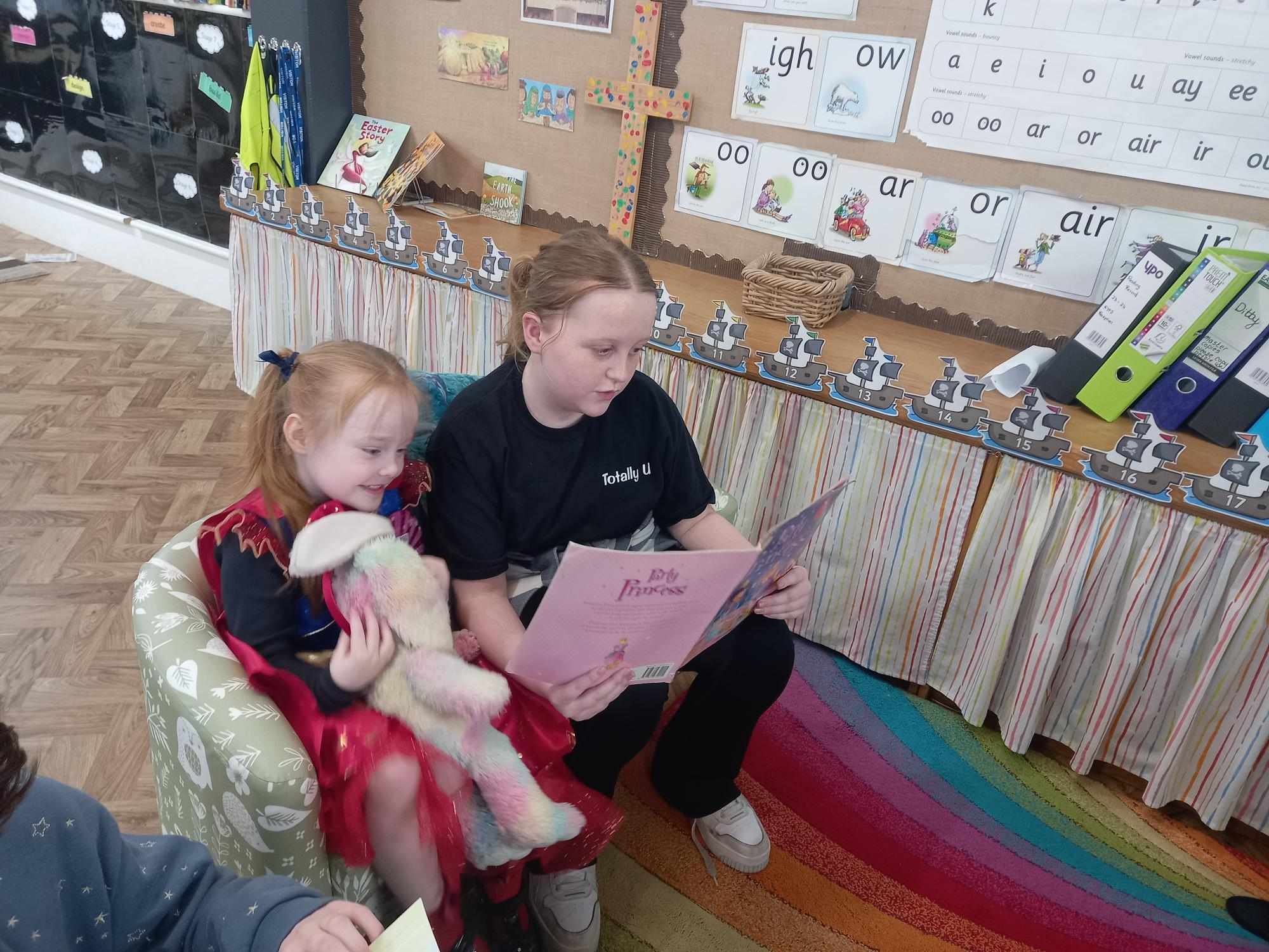 Spring 2 World Book Day Paired Reading with EYFS | Wavertree Church of ...
